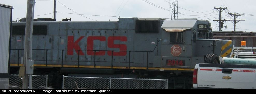 KCS 2014, GP38-2, engineer's side view